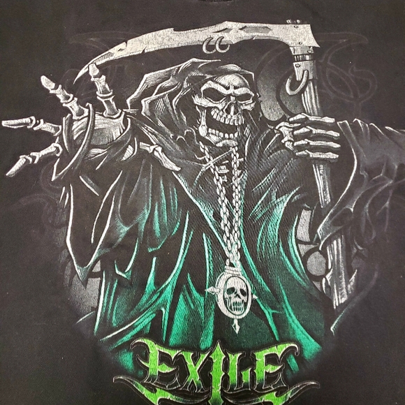 Vintage | Shirts | Vintage Exile Metal Band Concert Tour Shirt | Poshmark
